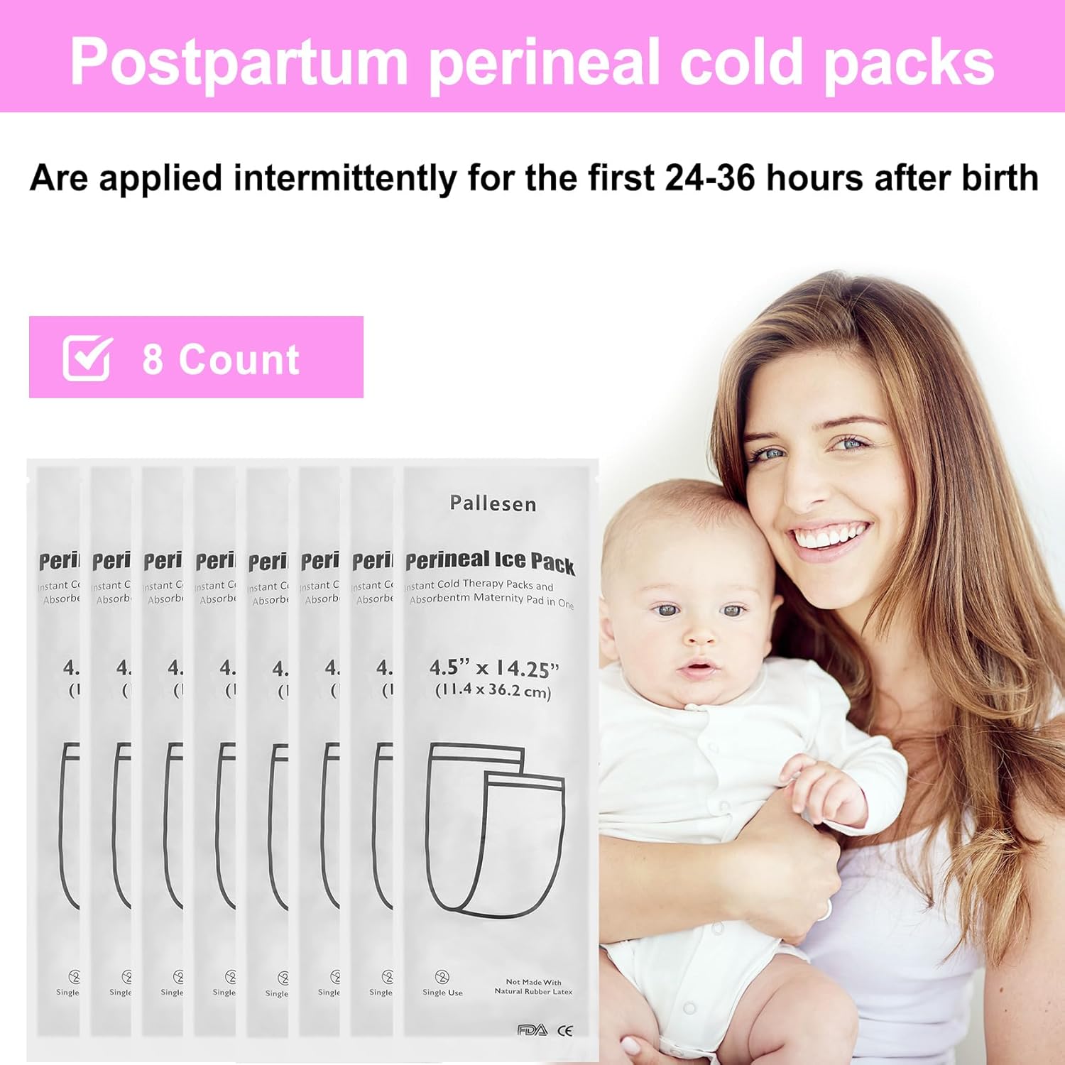 Pallesen Perineal Ice Packs for Postpartum - 8 Packs in Nepal at NPR ...