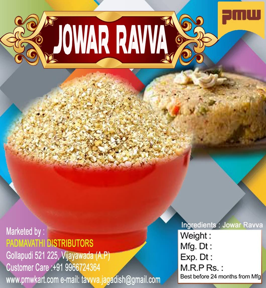 Pmw - Grade A Quality - Jowar Rava - Jonna Rava - Sorghum Ravva - 1 Kg ...