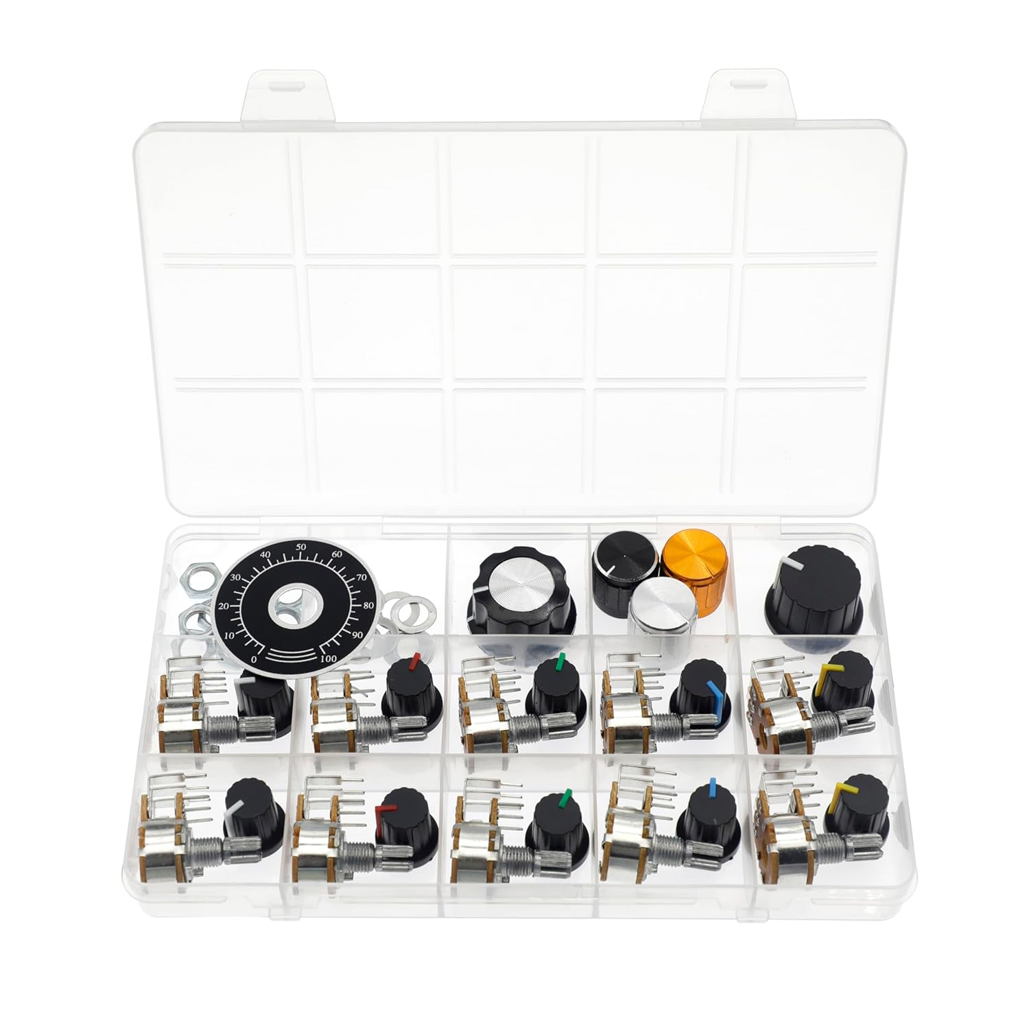 (Pack of 10) WH148 Vertical Dual Gang Inward Bending 6 Pins ...