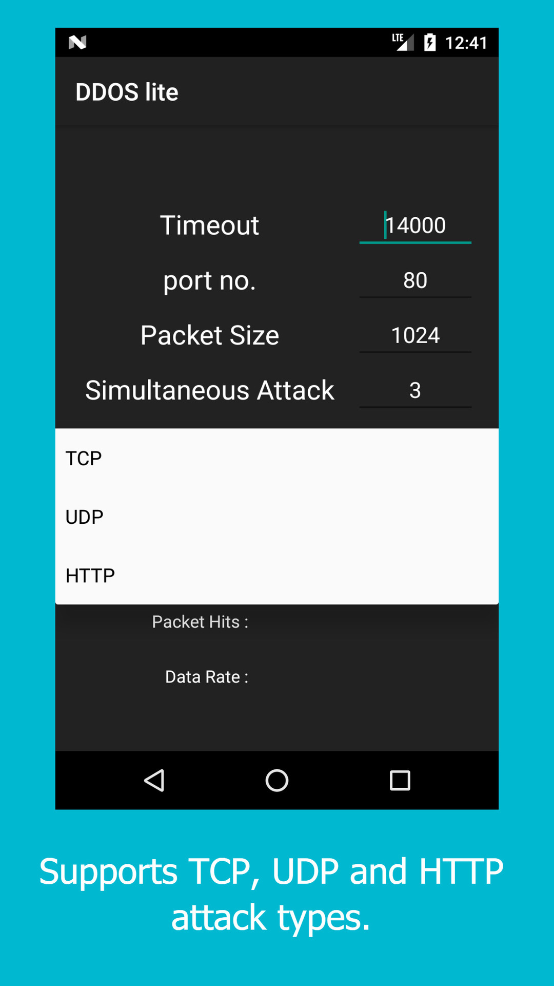 DDoS lite - App on Amazon Appstore