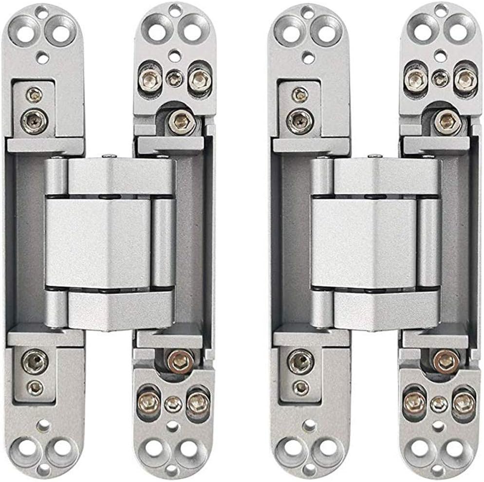 Enertai Concealed Door Hinges Heavy Duty Invisible Hidden Hinges 3-D ...