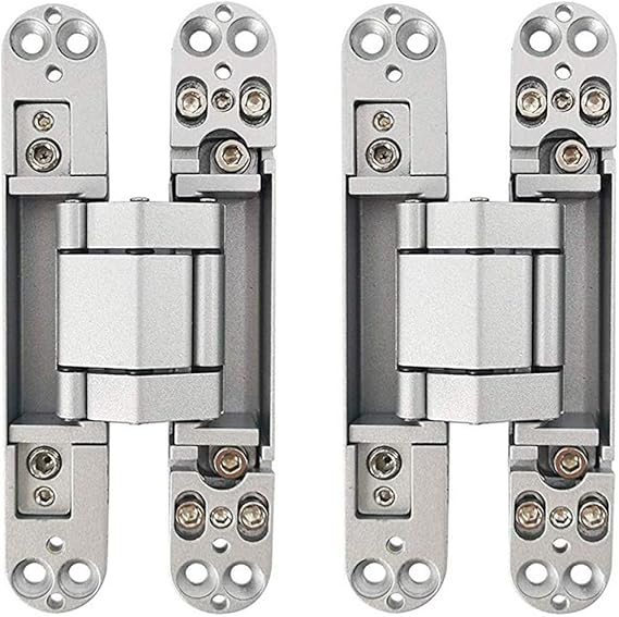 Enertai Concealed Door Hinges Heavy Duty Invisible Hidden Hinges 3-D ...