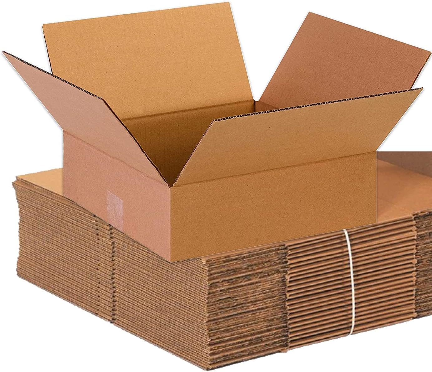Amazon.com: BOX USA 13 x 13 x 4 Corrugated Cardboard Boxes, Flat 13"L x ...
