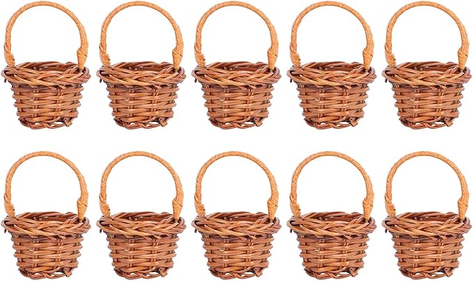 Amazon.com: IMIKEYA Small : 10PCS Small Flower Basket Mini Decorative ...