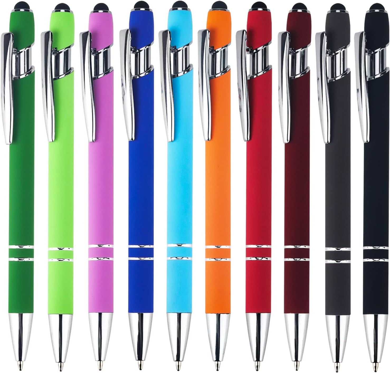 HOIIME 12 Stück Handystifte Touch, 12 Farben Tablet Stift 2 in 1 ...