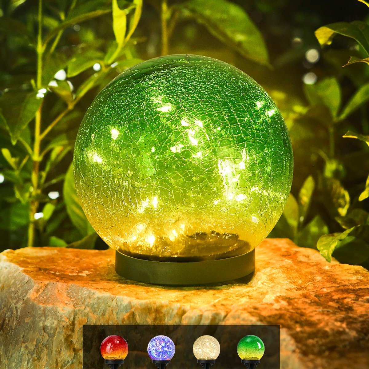 Outdoor Waterproof IP65 Solar Globe Lights, Led Solar Light Balls for ...