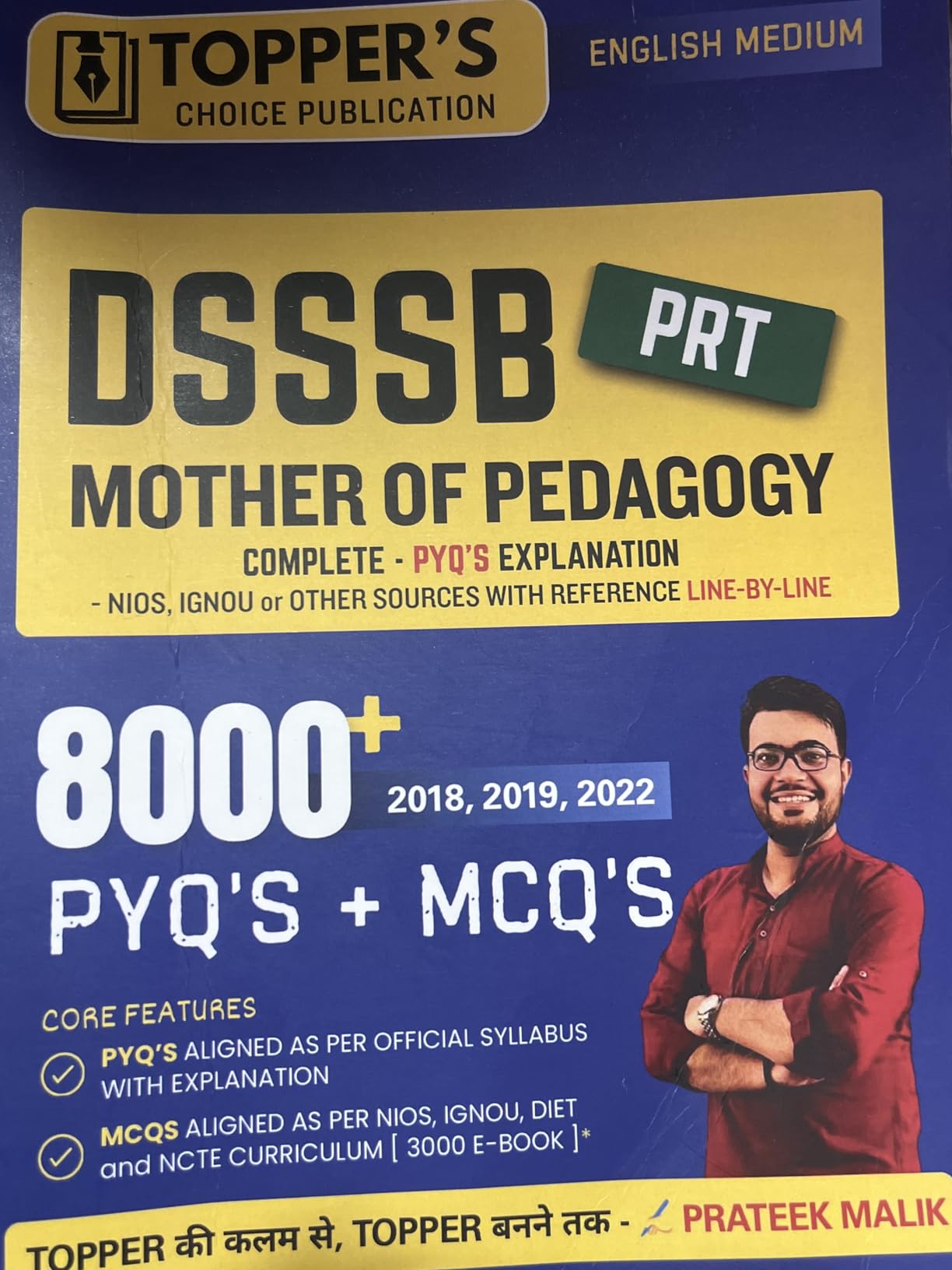Mother of Pedagogy for DSSSB PRT (Part B) by Prateek Malik | 8000+ PYQs ...