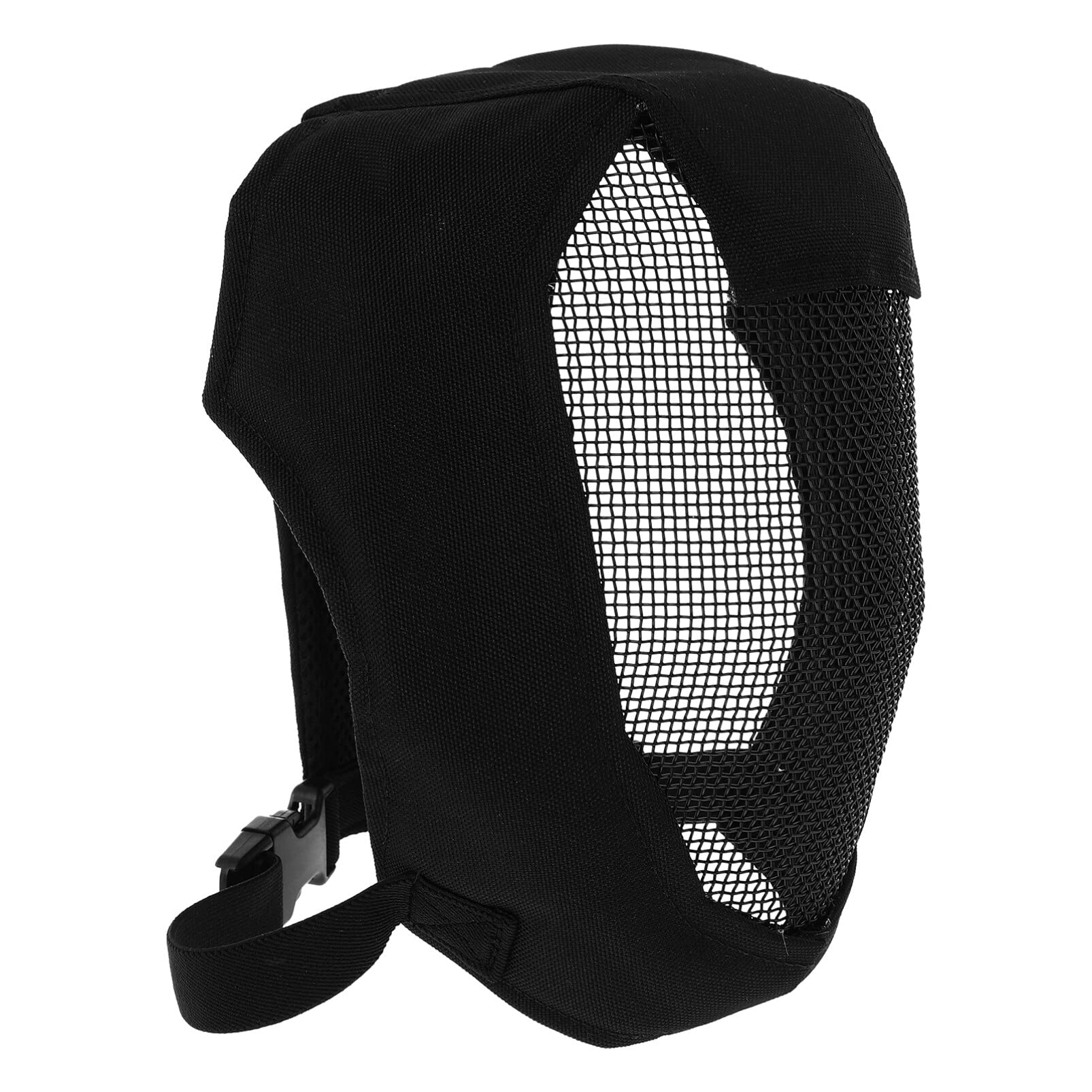 Fencing Helmet Fencing Face Cover Black Metal Mesh Mask Ear ...