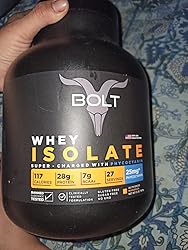 BOLT 100% Whey Isolate Protein Powder|With Superfood PHYCOCYANIN|USA ...