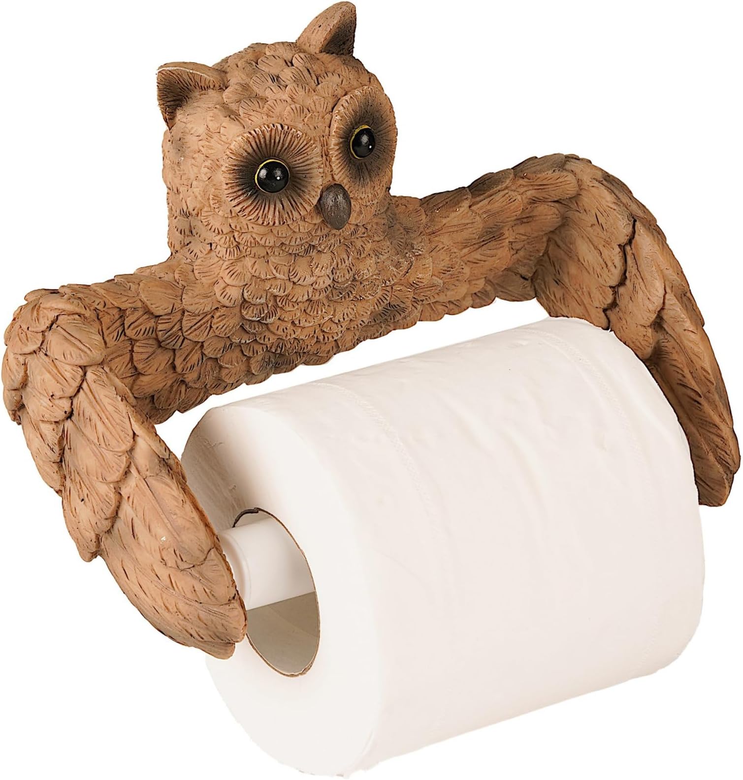 Amazon.com: Owl Toilet Paper Holder Funny Wall Mount Toilet Tissue Roll ...