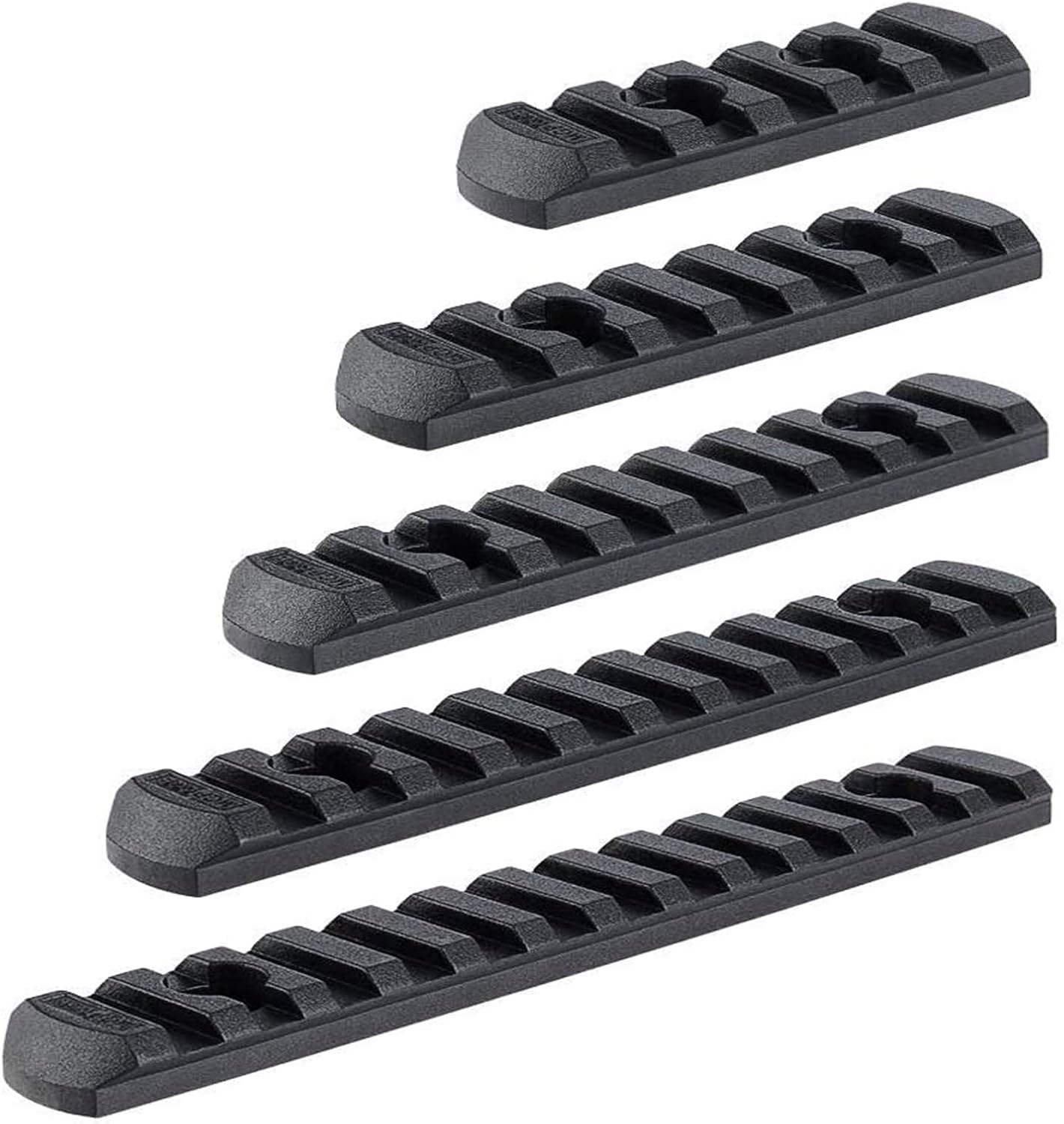5Pack Aluminum Picatinny Rail,5-Slot 7-Slot 9-Slot 11-Slot 13-Slot ...
