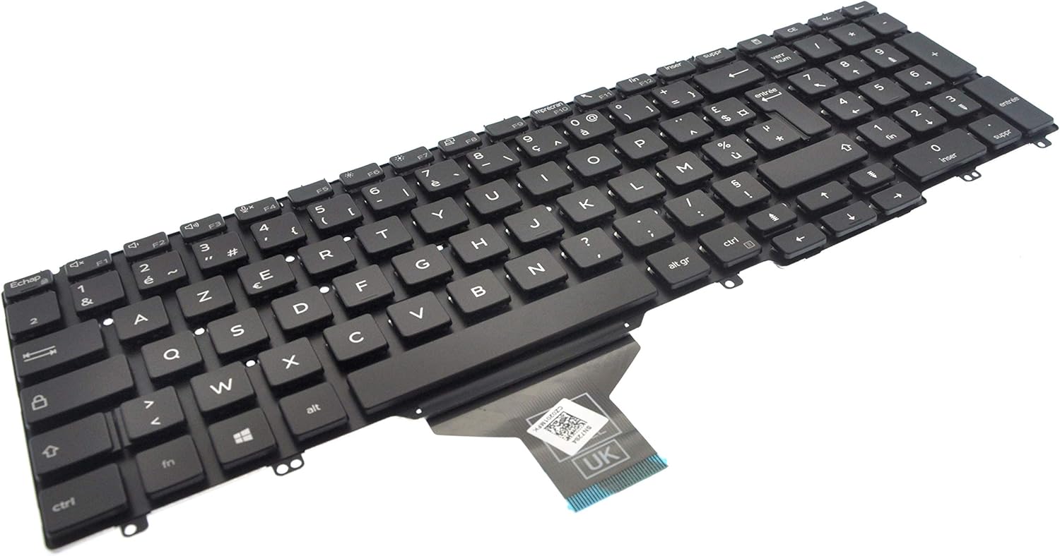 Dell Latitude 5500 Precision 3541 French AZERTY Non-Backlit Keyboard ...