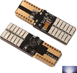 Amazon.com: 2pcs Super Bright Blue LED Light Bulbs Canbus T10 194 High ...