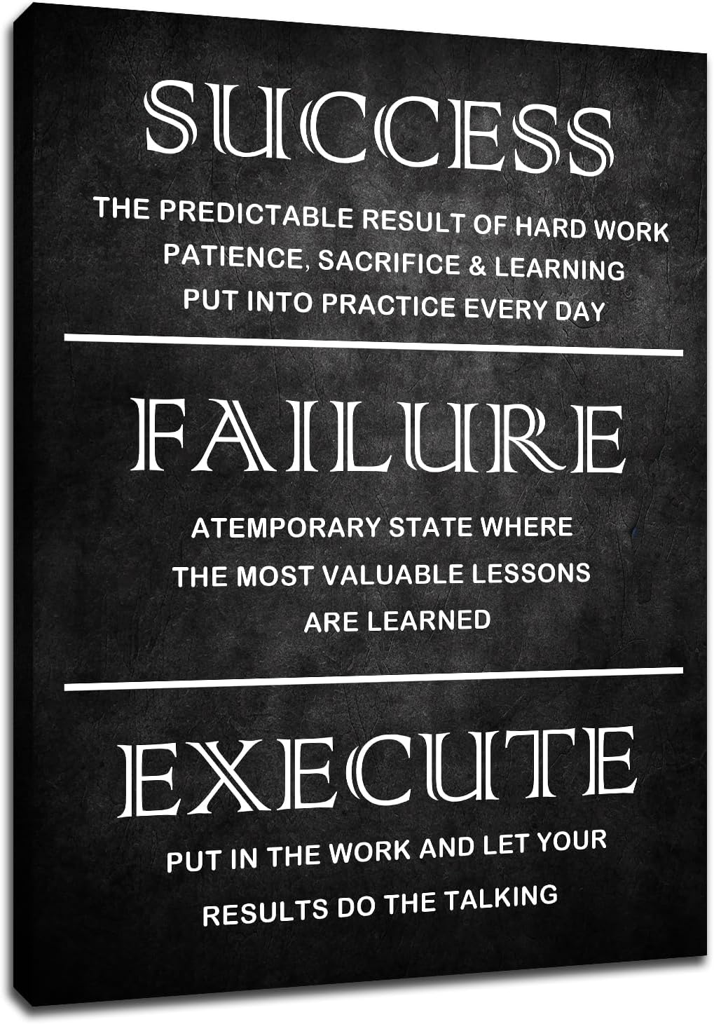 Amazon.com: Motivational Canvas Wall Art Inspirational Entrepreneurs ...