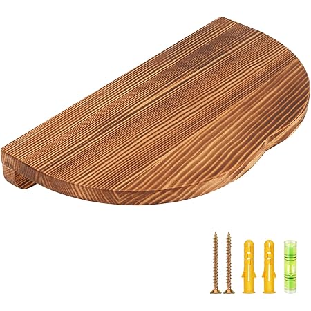 Amazon.com: Kate and Laurel Camryn Boho Half Moon Wall Shelf Set, Set ...