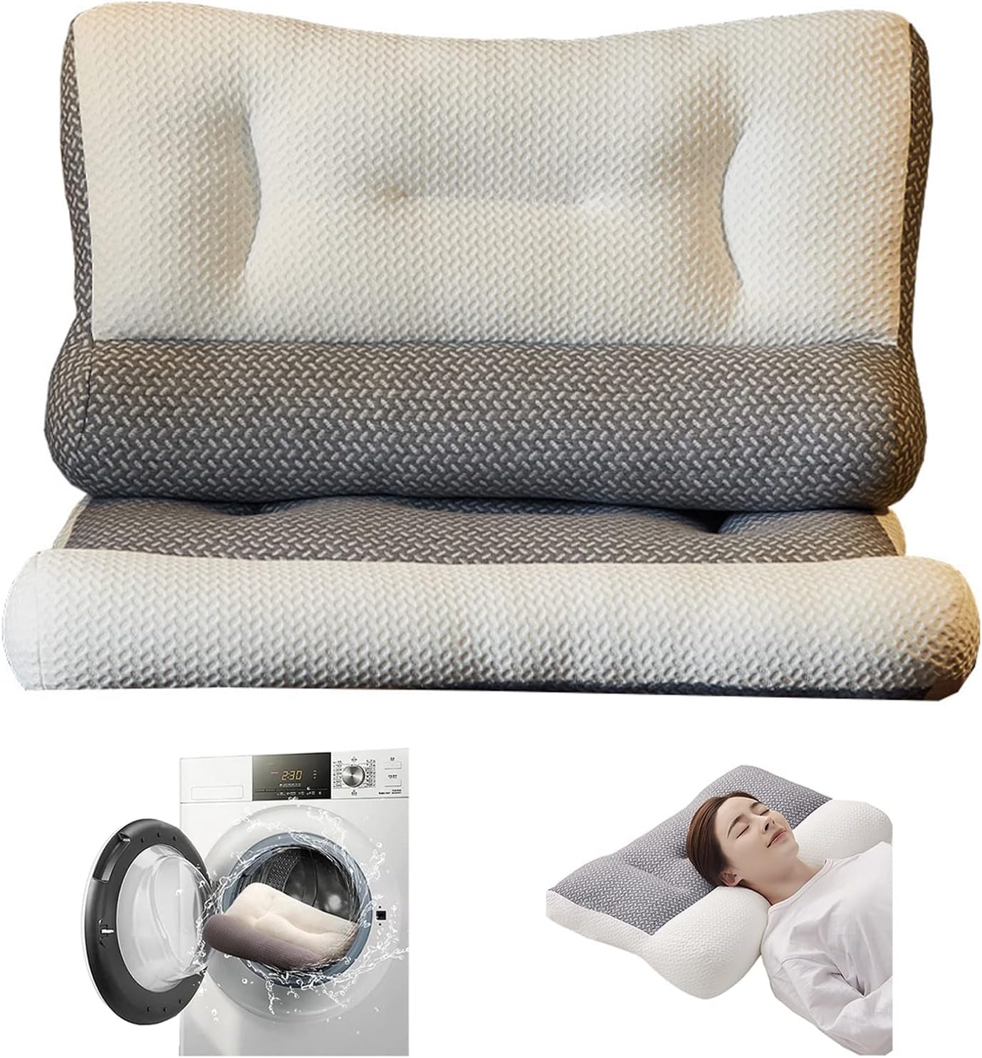 Amazon.com: Atlodas Super Ergonomic Pillow, Homezo Orthopedic Pillow ...