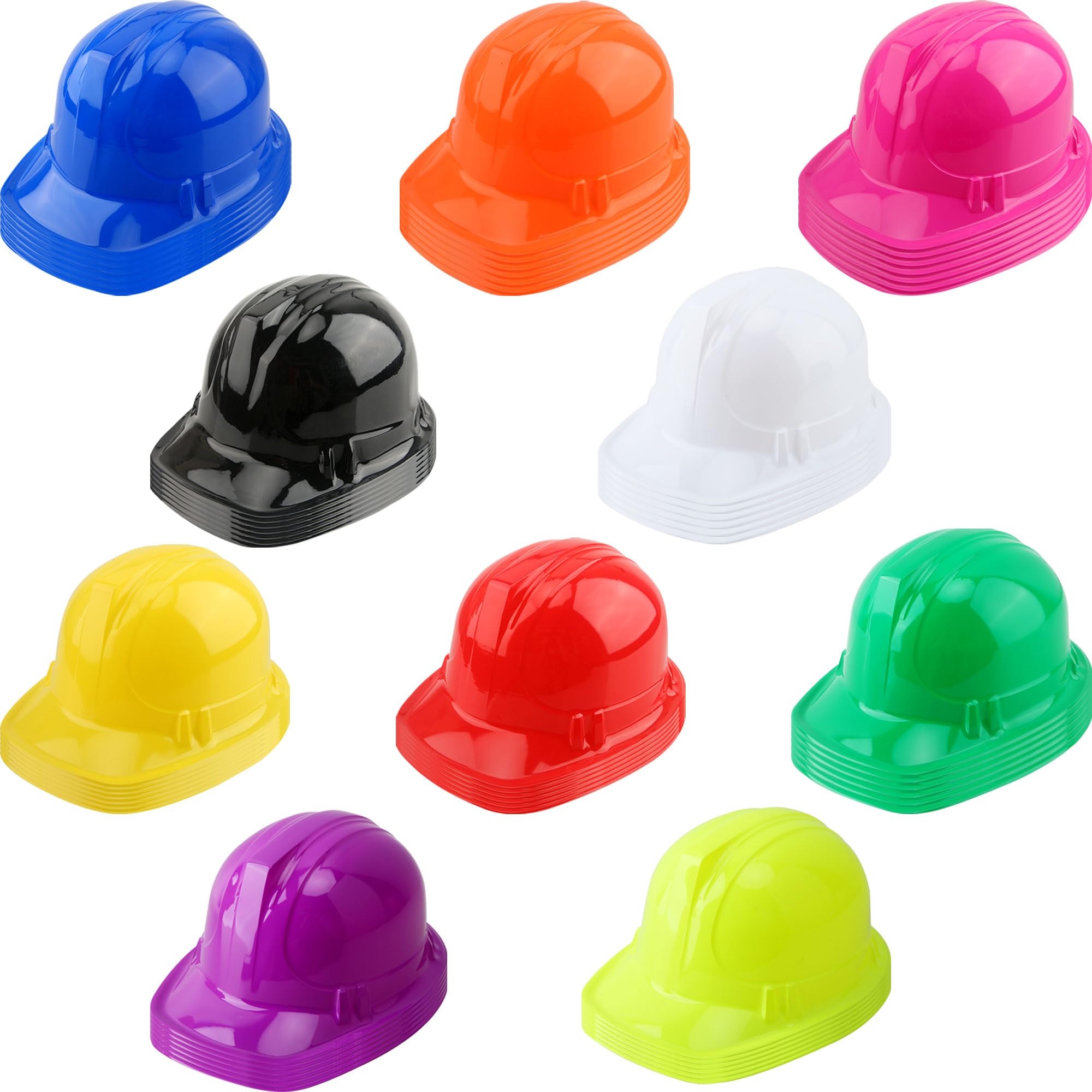 Amazon.com: 60 Pcs Kids Construction Party Hats Bulk Worker Caps ...