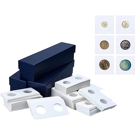 Coin Flips Favourde 300 Pieces Cardboard Coin Holder Flip Mega ...