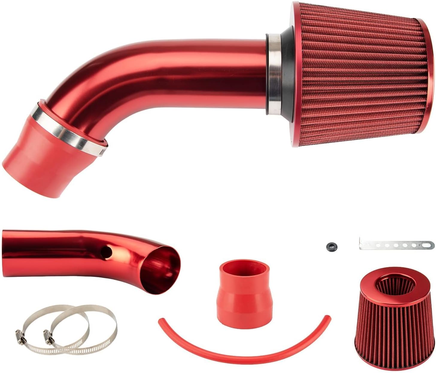 Amazon.com: Cold Air Intake Kit, AUTOSITY Universal 3" Cold Air Intake ...