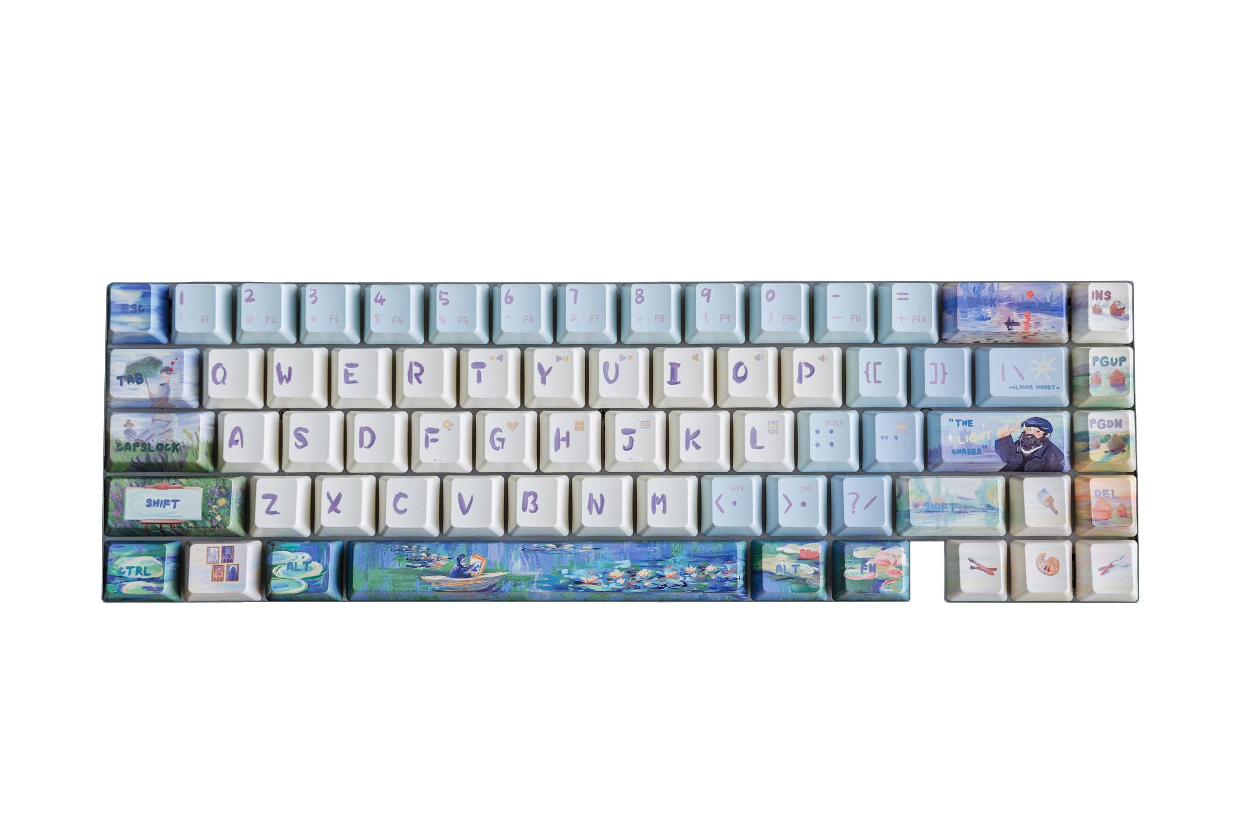 Amazon.com: Varmilo Monet 67 Key Dye Sub PBT Keycap Set : Electronics