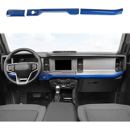 Amazon.com: HTHE for Ford Bronco Center Console Dash Air Vent Side Ring ...