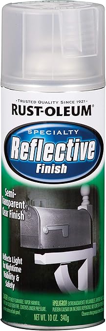 Rust-Oleum 214944 Specialty Reflective Spray, 10 Fl Oz (Pack of 1 ...