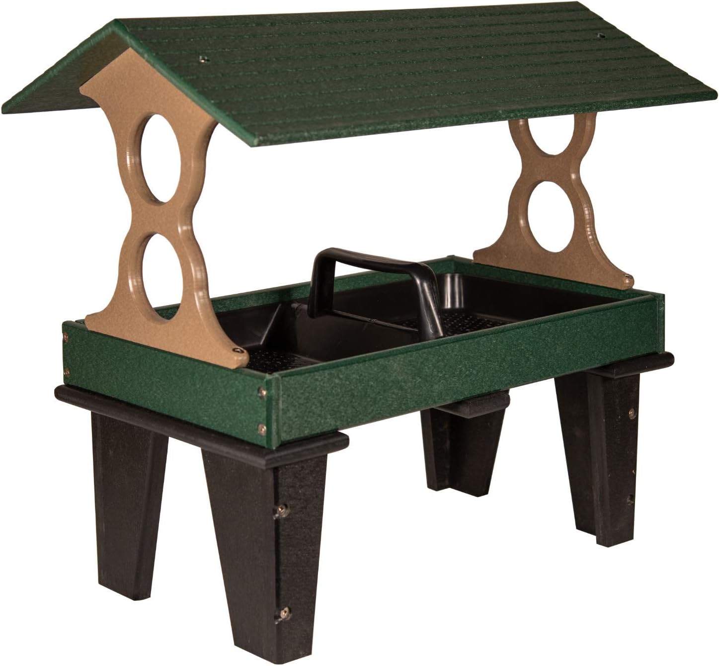 Amazon.com : JCs Wildlife Large Ground Fly Thru Bird Feeders - Holds 8 ...