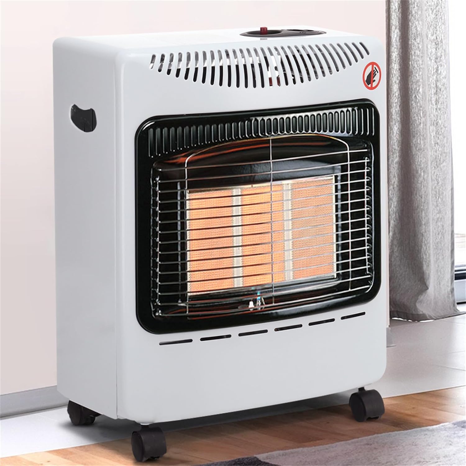 Warmiehomy Small Portable Gas Heater 4.2kw Free Standing Calor Gas Heater Indoor with 3 Heating ...