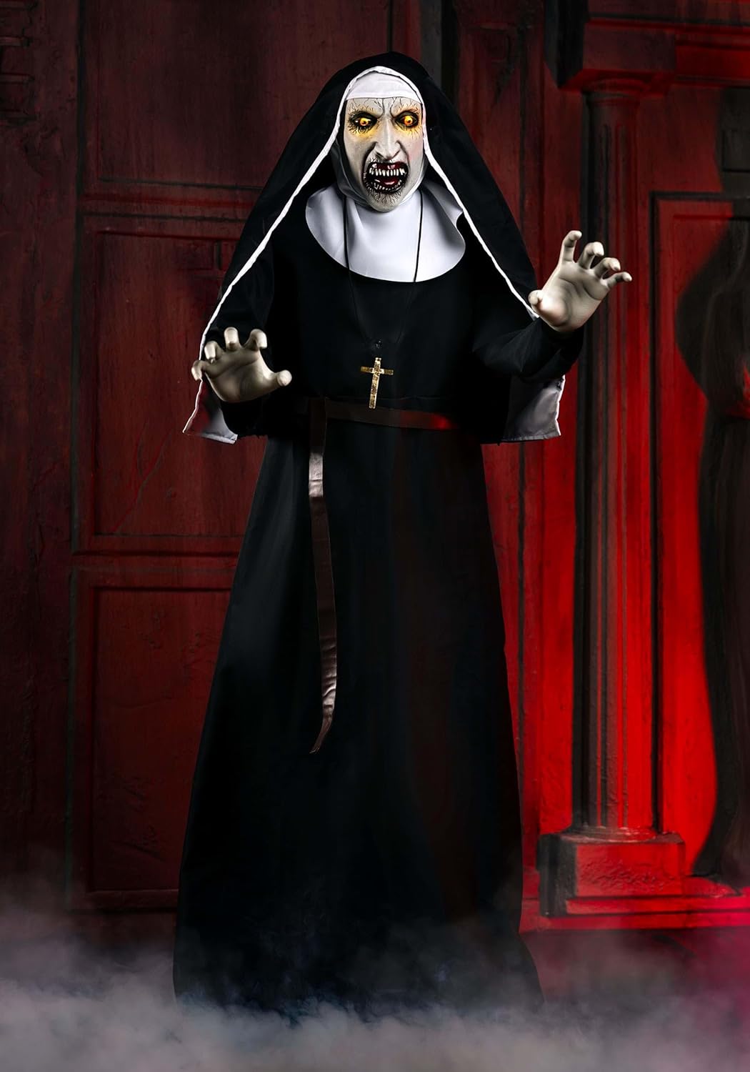 Amazon.com: Gemmy 5.4FT The Nun Animatronic Decoration | Life Size ...