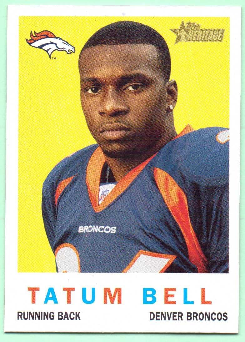 Amazon.com: Tatum Bell 2005 Topps Heritage #129 - Denver Broncos ...