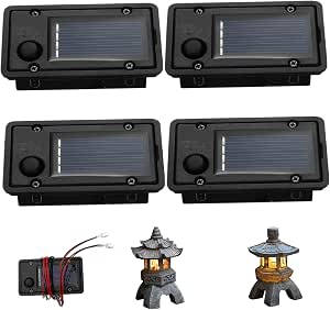 Amazon.com: Peosaard Solar Light Replacement Top, 4Pcs 1.6x2.8 ...