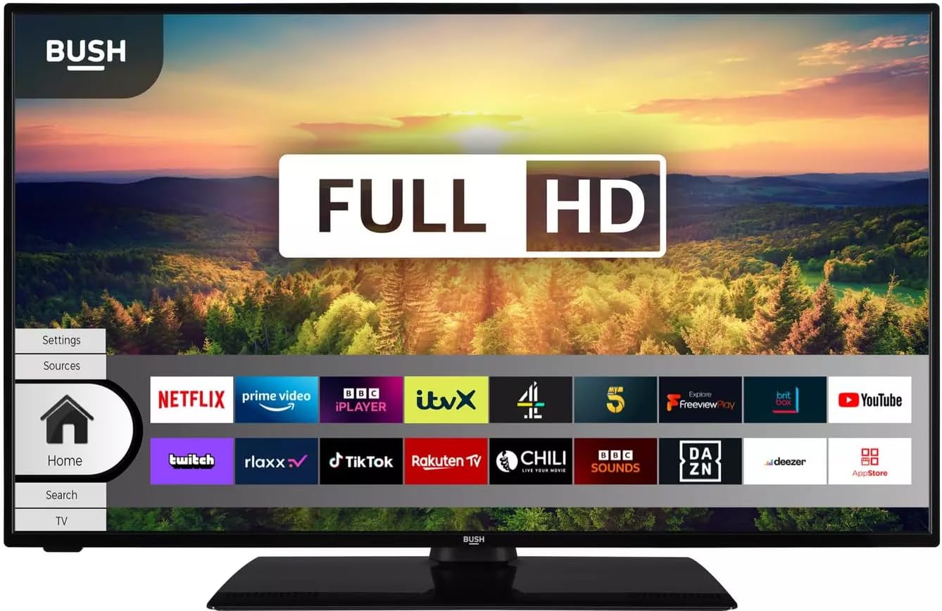 Generic Bush 40 Inch Smart FHD HDR LED Freeview TV: Amazon.co.uk ...