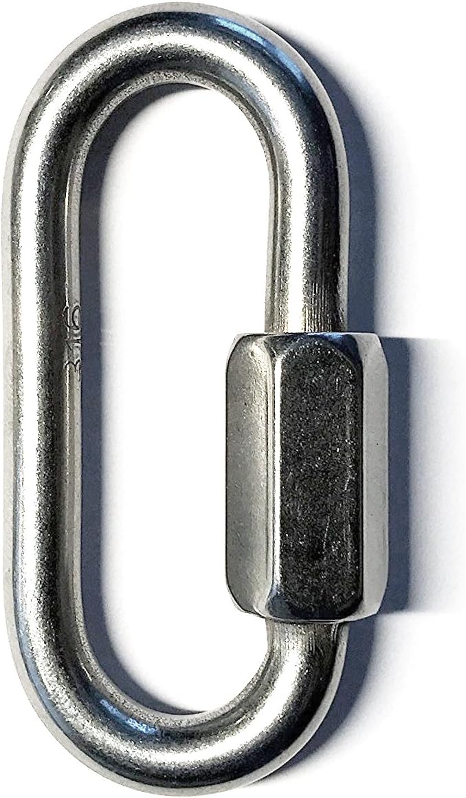Amazon.com : US STAINLESS Stainless Steel 316 Quick Link 3/16" (5mm ...