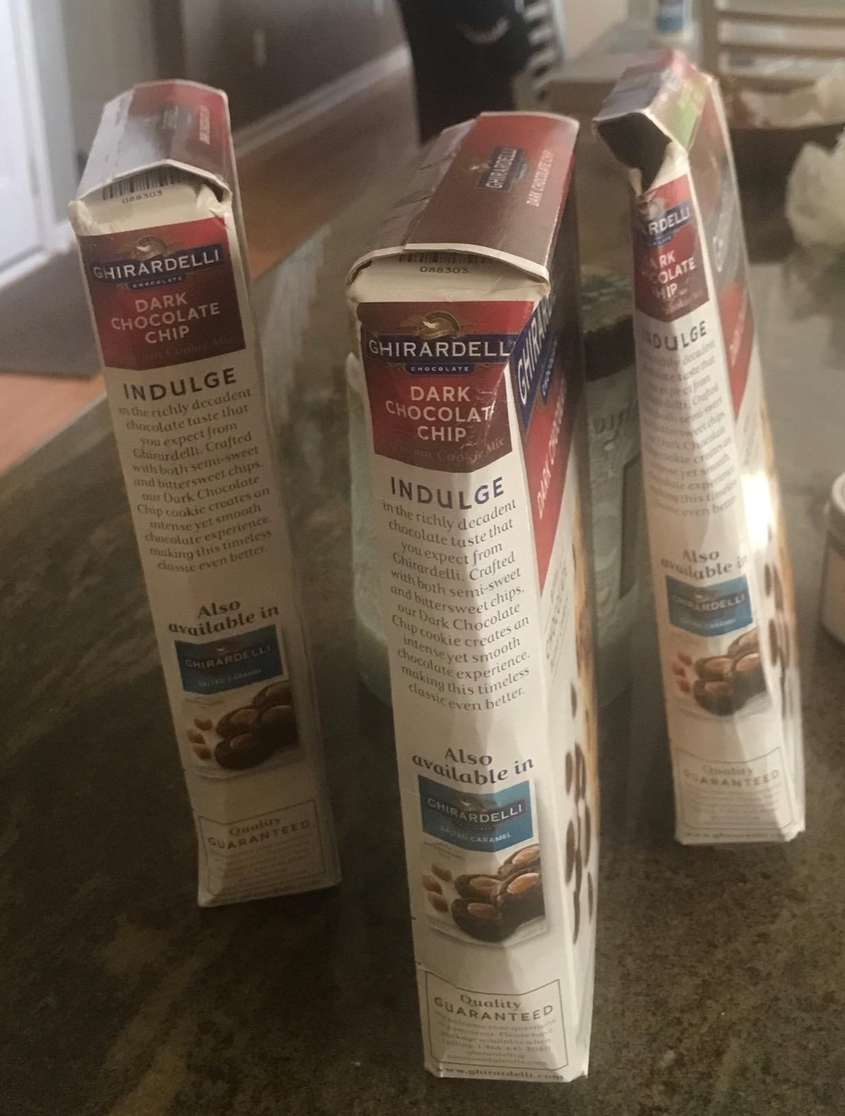 Amazon.com: Ghirardelli, Premium Cookie Mix, Dark Chocolate Chip, 16.75 ...