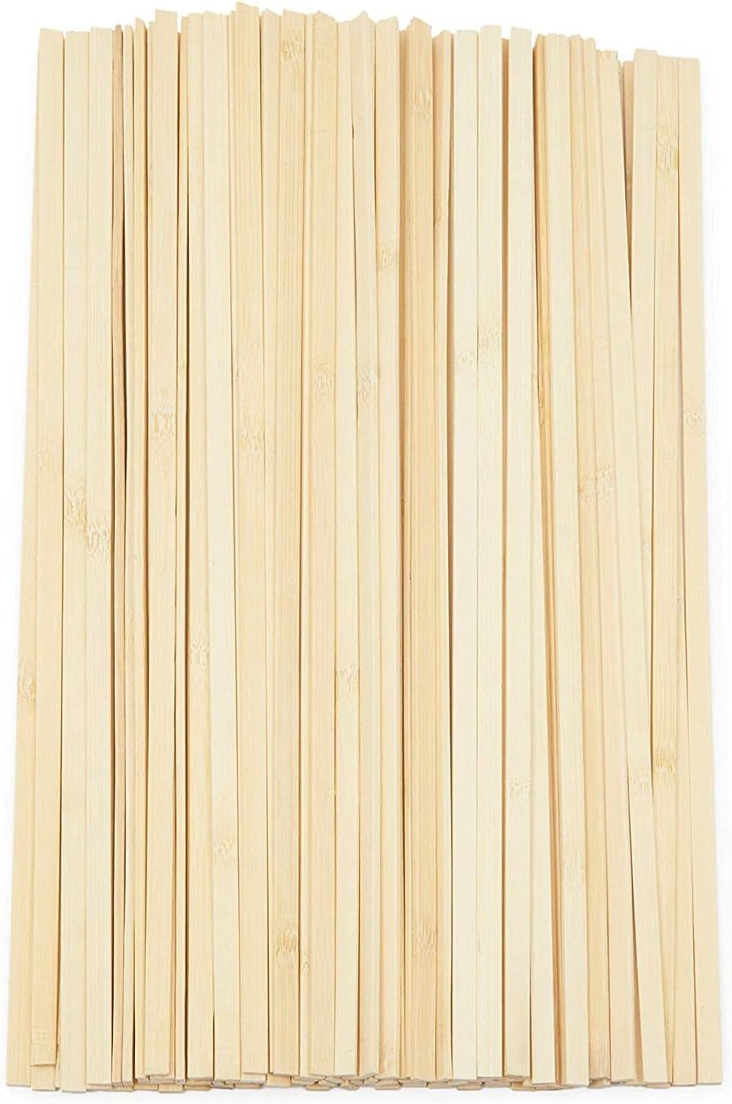 Amazon.com: 200 PCS Natural Bamboo Sticks Wooden Sticks for Crafts - 11 ...
