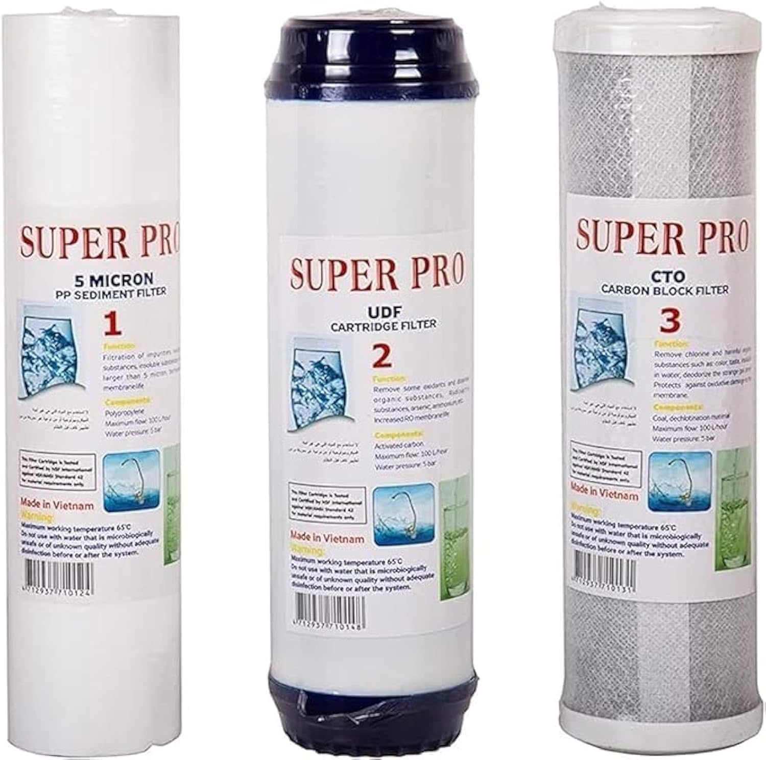 3 Stage water Filter, Whole House Water Filter,3-Stage water Filtration ...