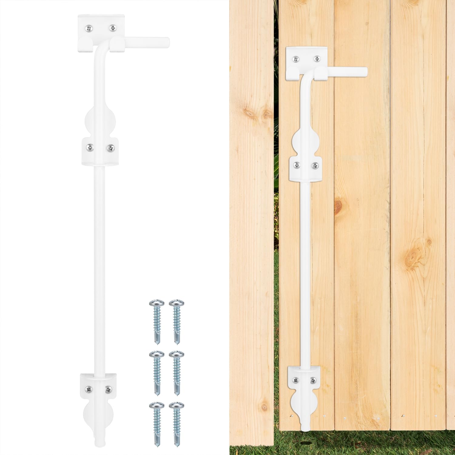 Amazon.com: 18" Cane Bolt Heavy-Duty Drop Rod for Gate, Gate Ground ...