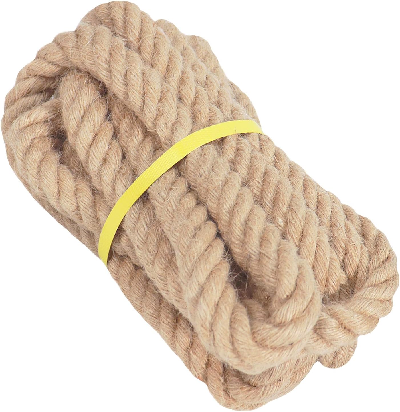 Amazon.com: Twisted Manila Rope (1 in x 10 ft) Jute Rope Natural Hemp ...