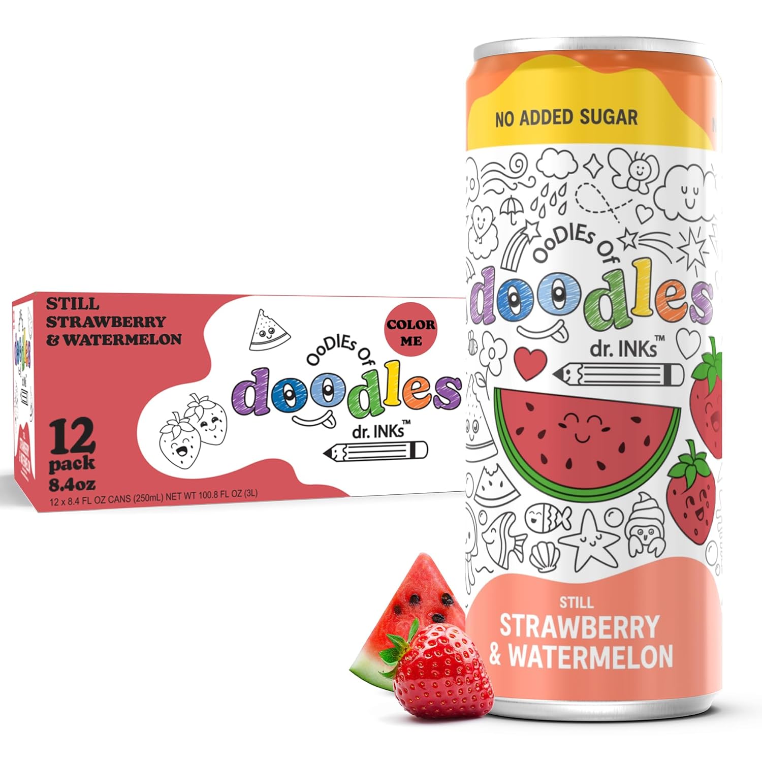 Amazon.com : Oodles of Doodles Soda, Lightly Sparkling Black Cherry ...