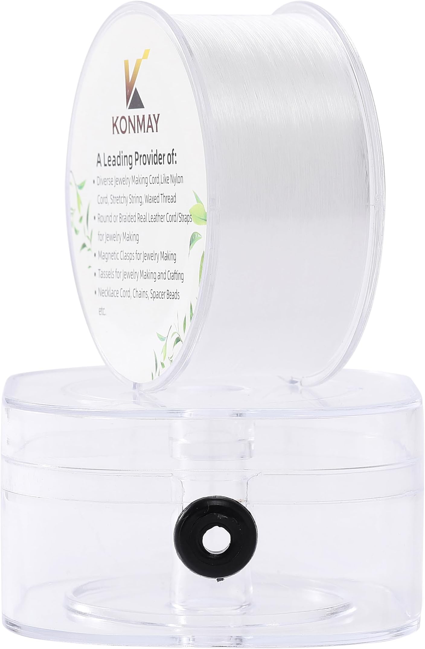 Amazon.com: KONMAY Clear Fishing Wire, 408 Yards 0.2mm Monofilament ...