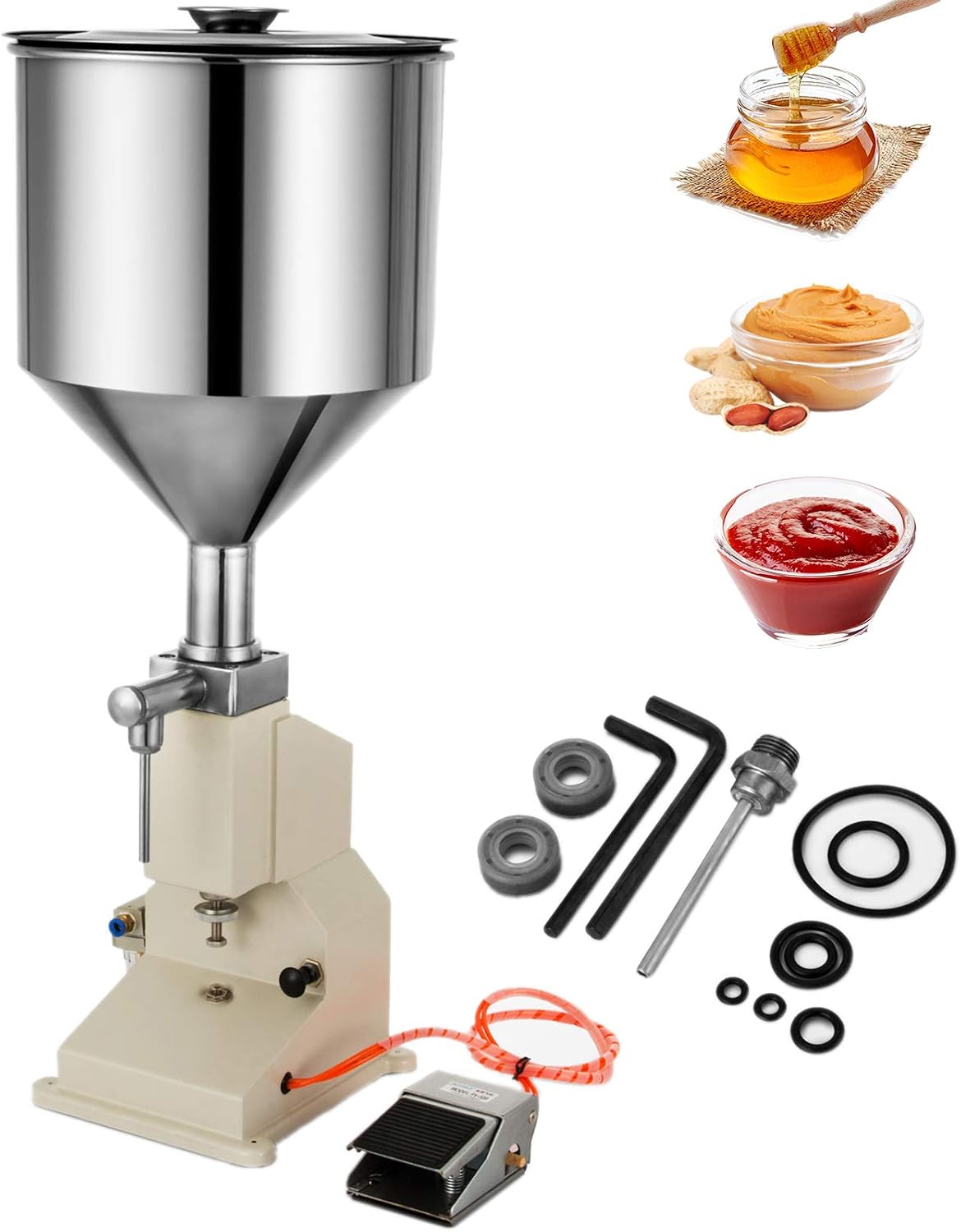 VEVOR Pneumatische Vulmachine 10L, Pneumatisch Vloeistof Vulmachine 0,4 ...