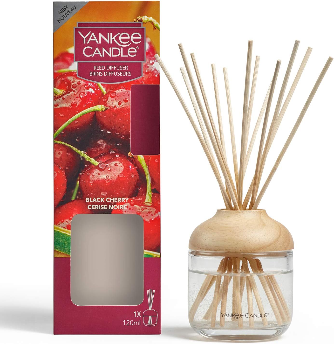 Just Cherry Fragrance Oil Reed Diffuser 100ml - Long Lasting Home ...
