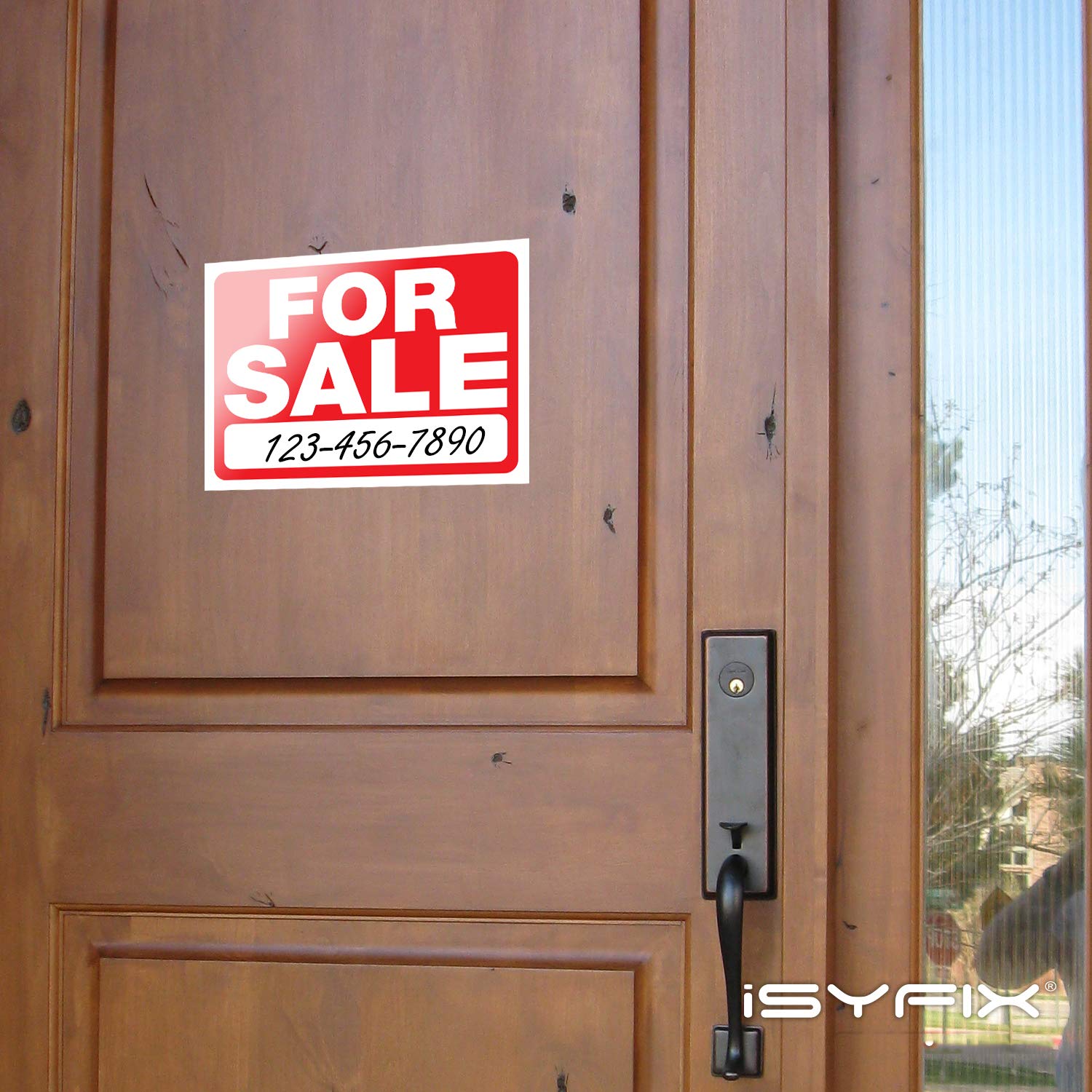 Snapklik.com : iSYFIX For Sale Sign For Car 2 Pack 10x7 Inch Premium ...