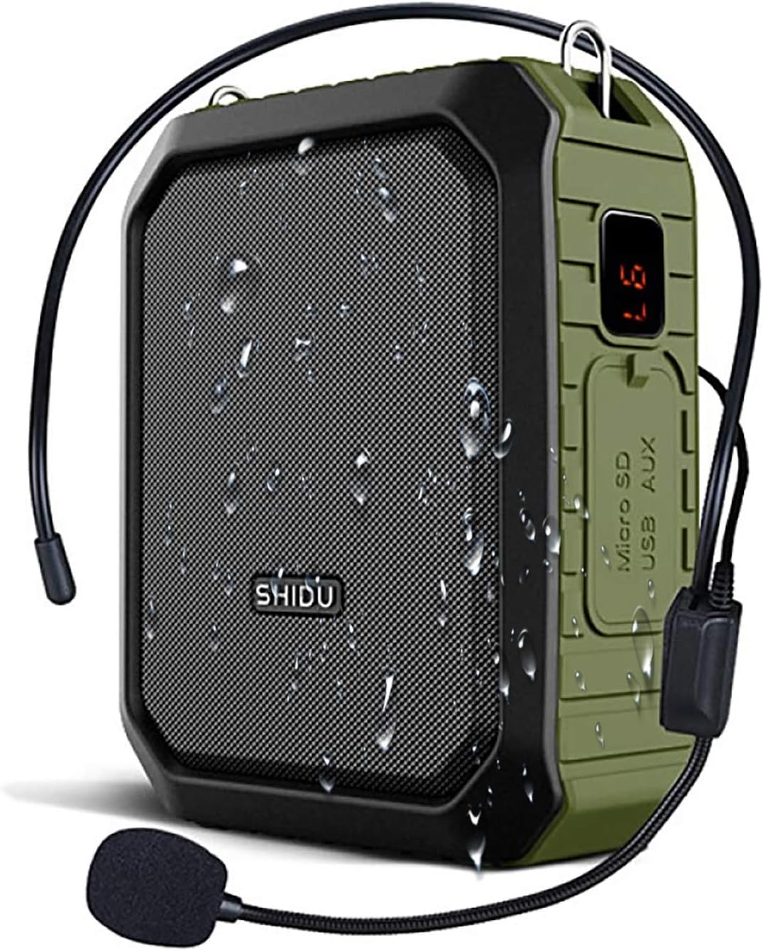 Portable Voice Amplifier, SHIDU Personal Voice Amplifier 18W with Wired ...