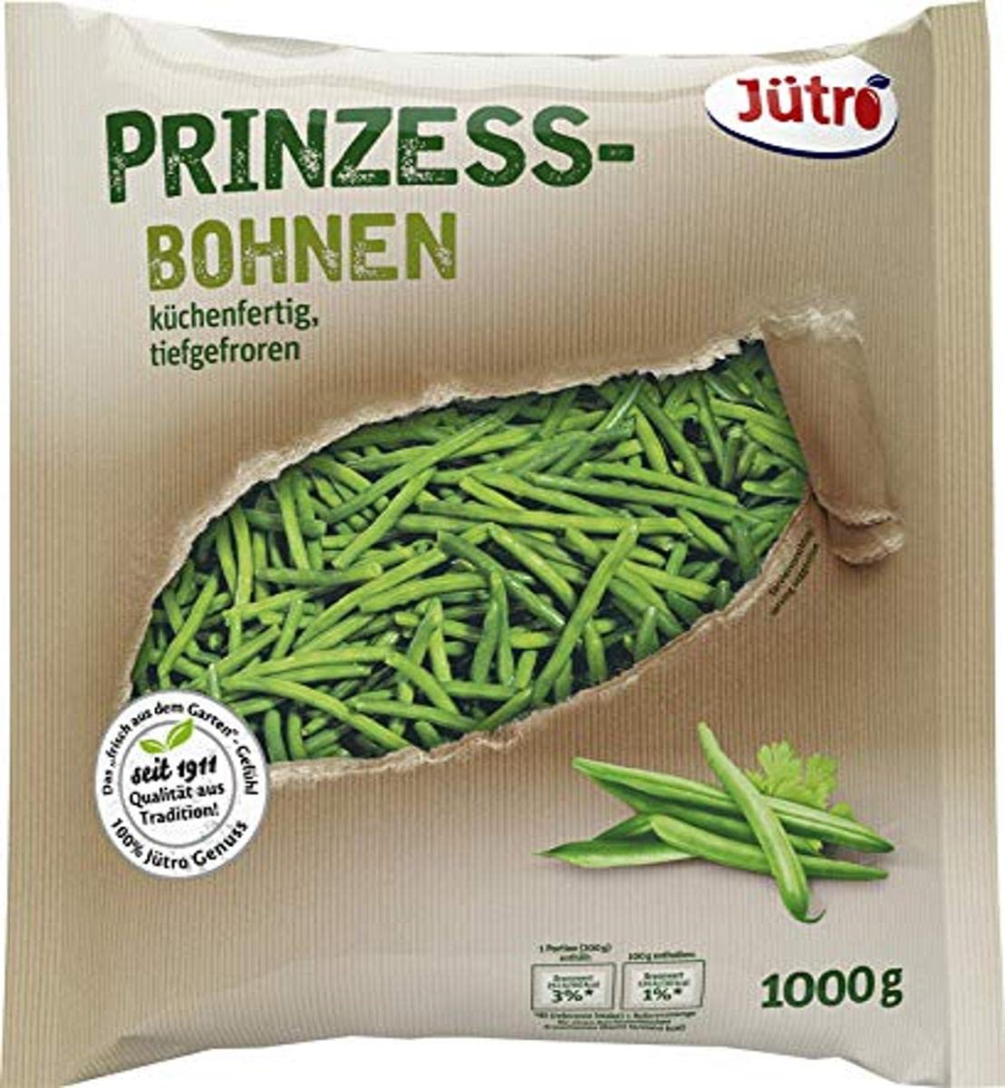 Jütro Prinzessbohnen, 1 kg : Amazon.de: Lebensmittel & Getränke
