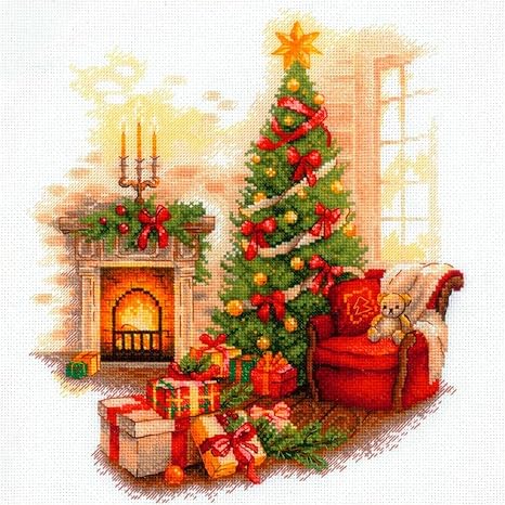 Amazon.com: RIOLIS - Christmas Serenity 2265, Christmas Cross Stitch ...