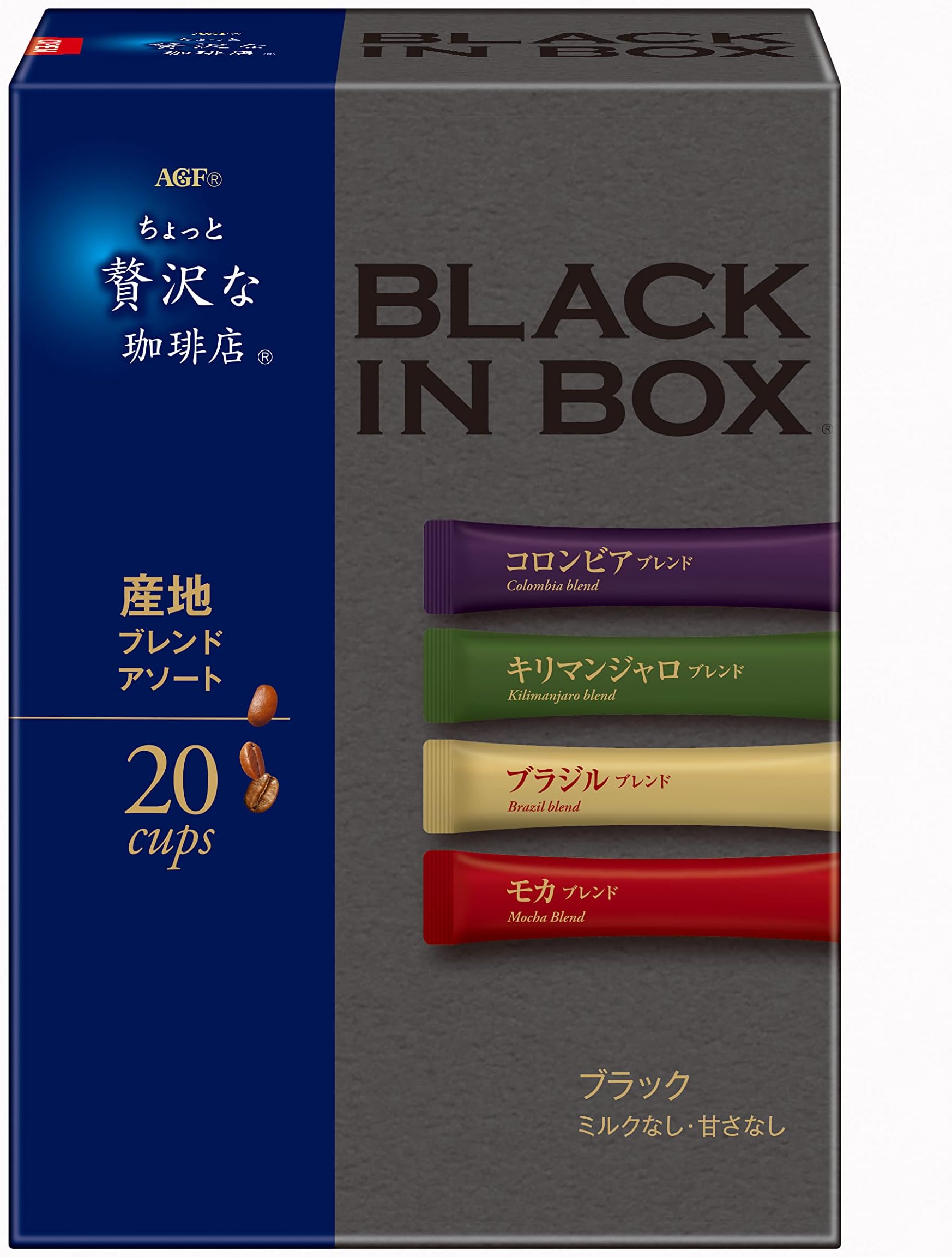 Amazon.com : 24 AGF Blended potion coffee no sugar : Grocery & Gourmet Food