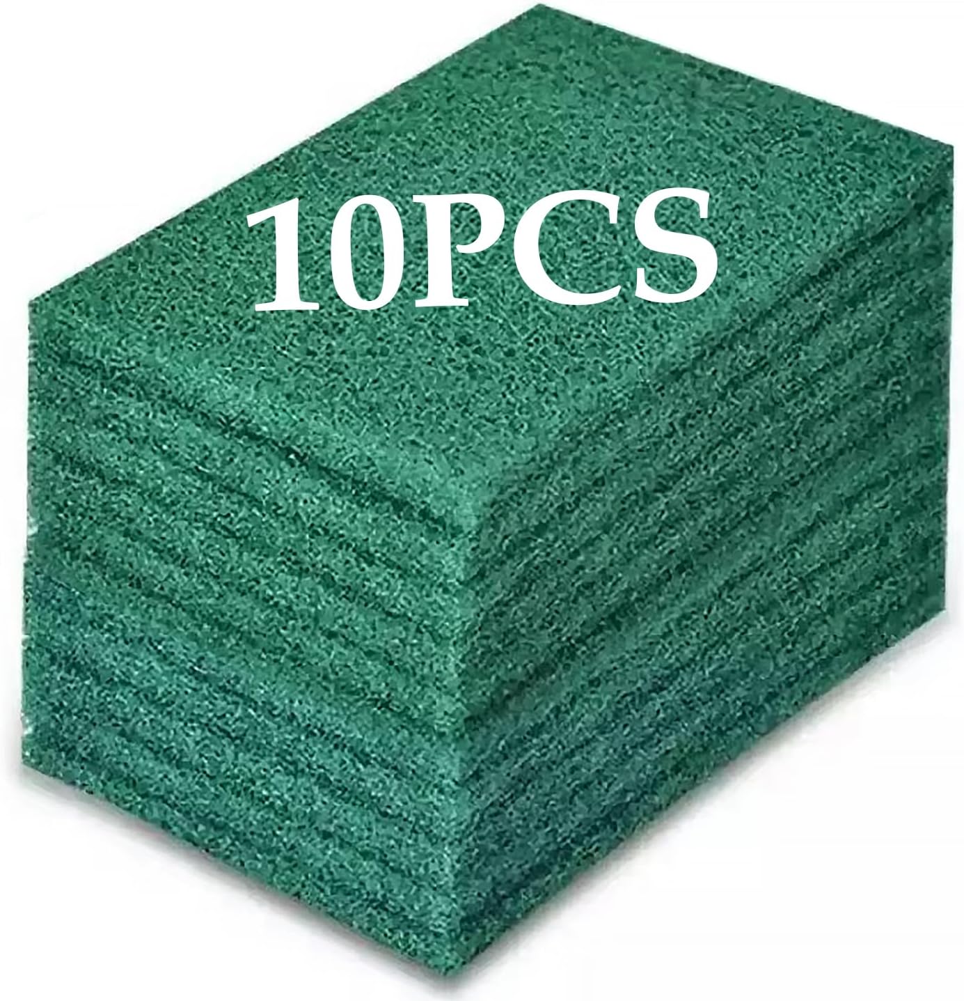 Amazon.com: Heavy Duty Scour Pads Sponge Dish Scrubber Green Reusable ...