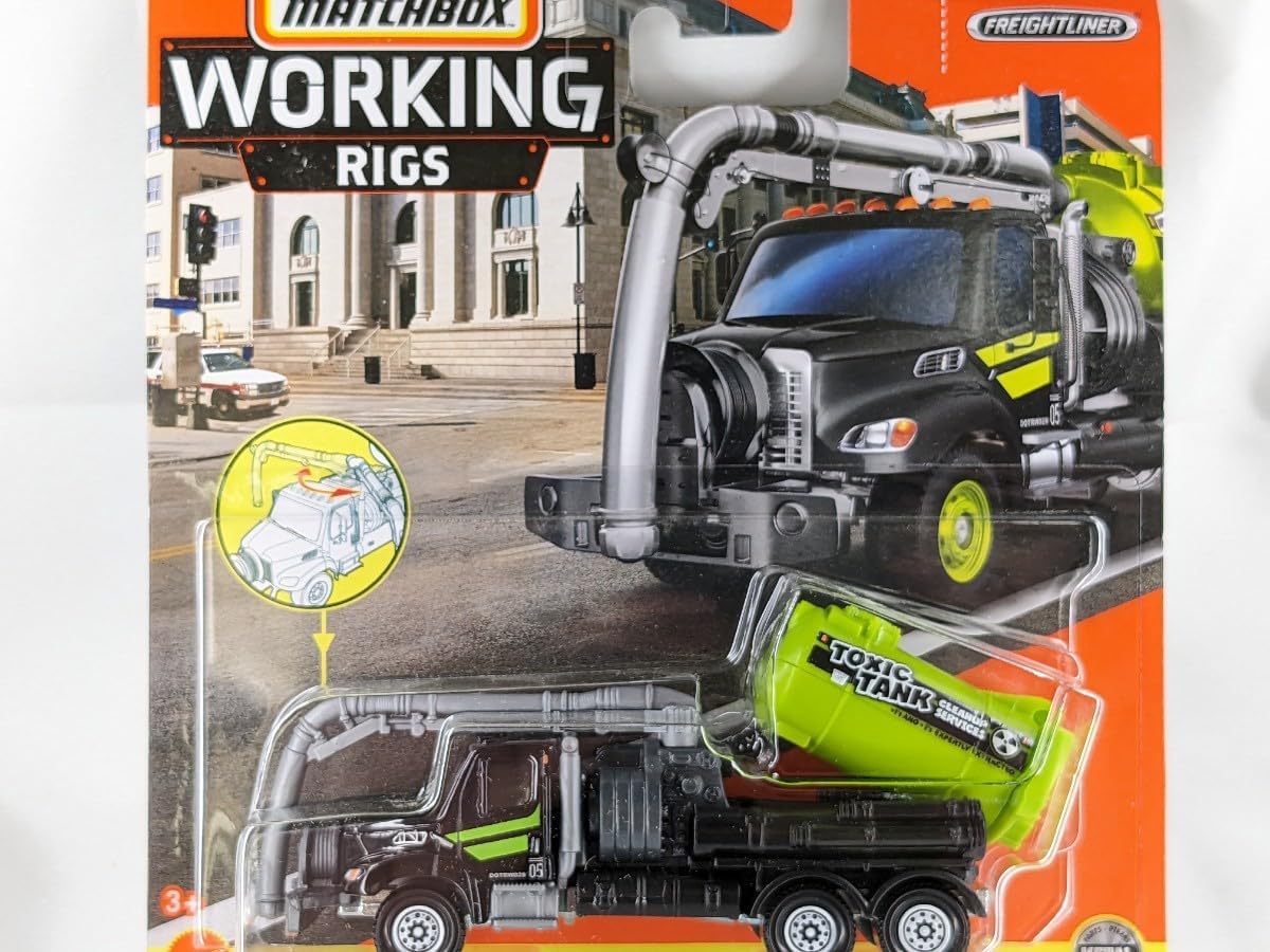 Amazon.co.jp: US版 マッチボックス フレイトライナー ワーキングリグ MATCHBOX FREIGHTLINER M2 106 ...