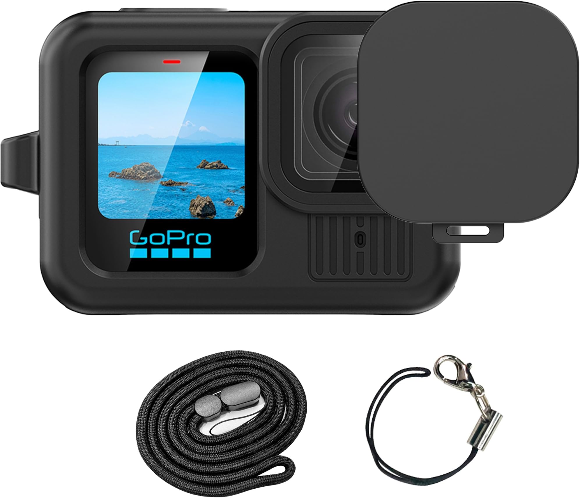 Amazon.com : HSU Silicone Sleeve Case for GoPro Hero 13 Black, Battery ...